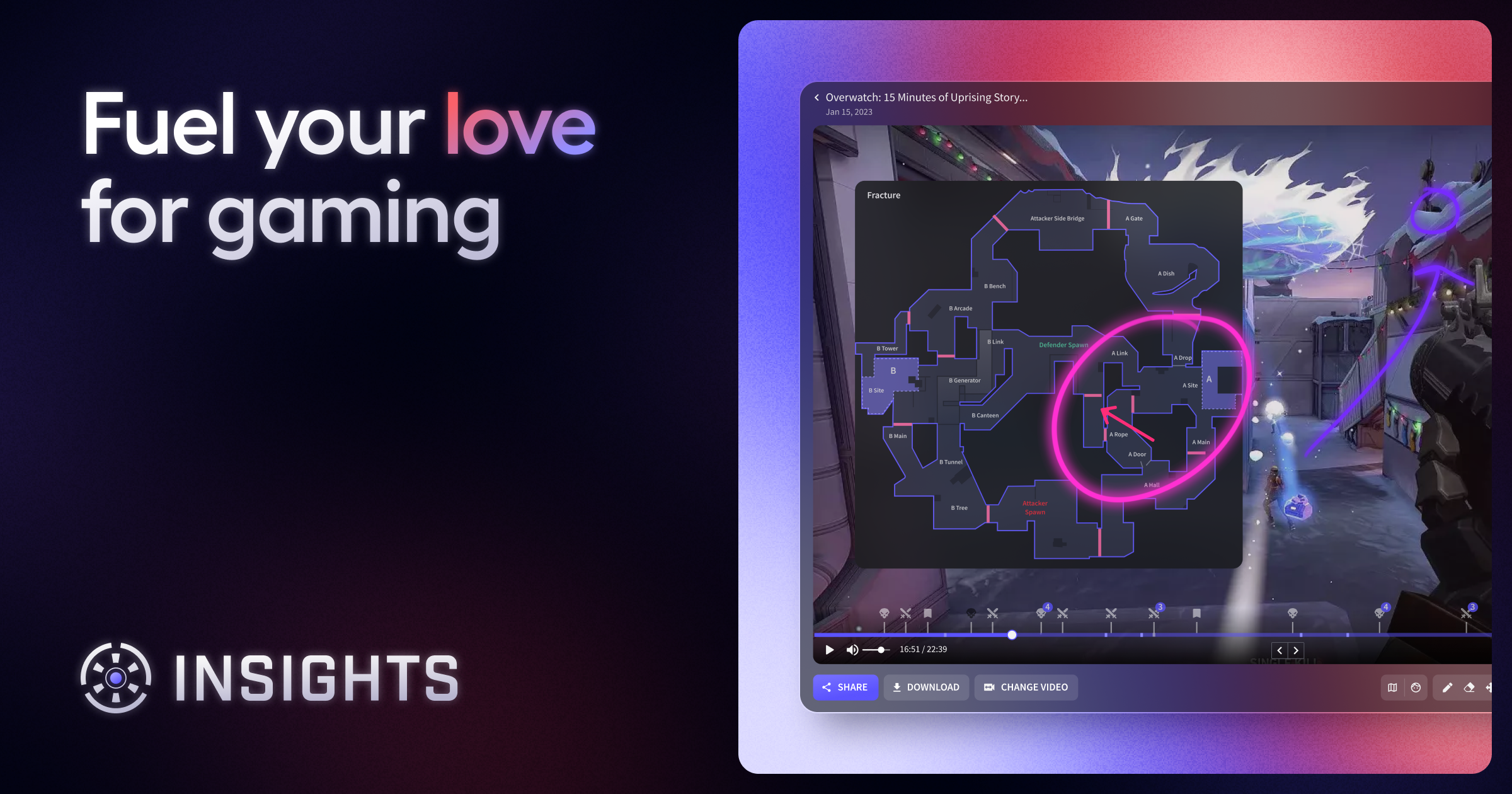 Insights Capture | 自動録画とクリップ保存ができるPC向けゲーム録画ソフト